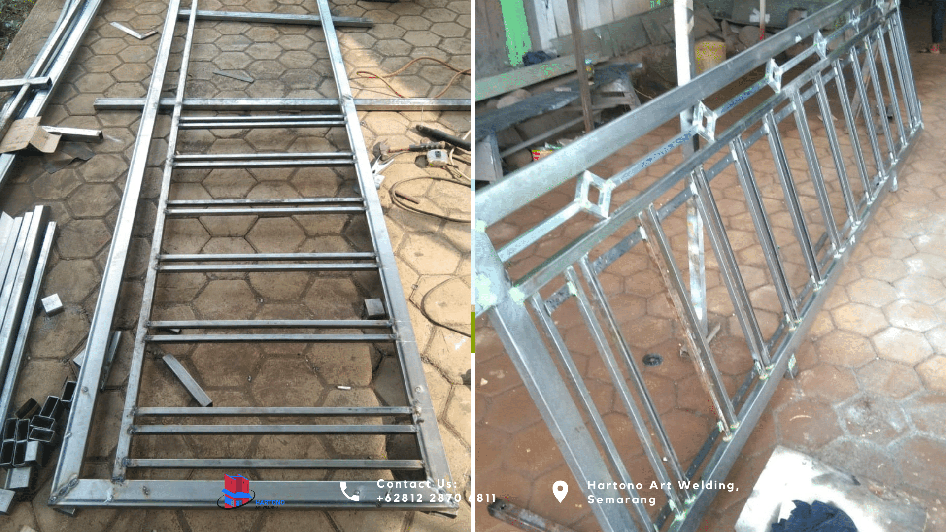 Pagar Minimalis Kombinasi GRC Motif Kayu Harga Terjangkau