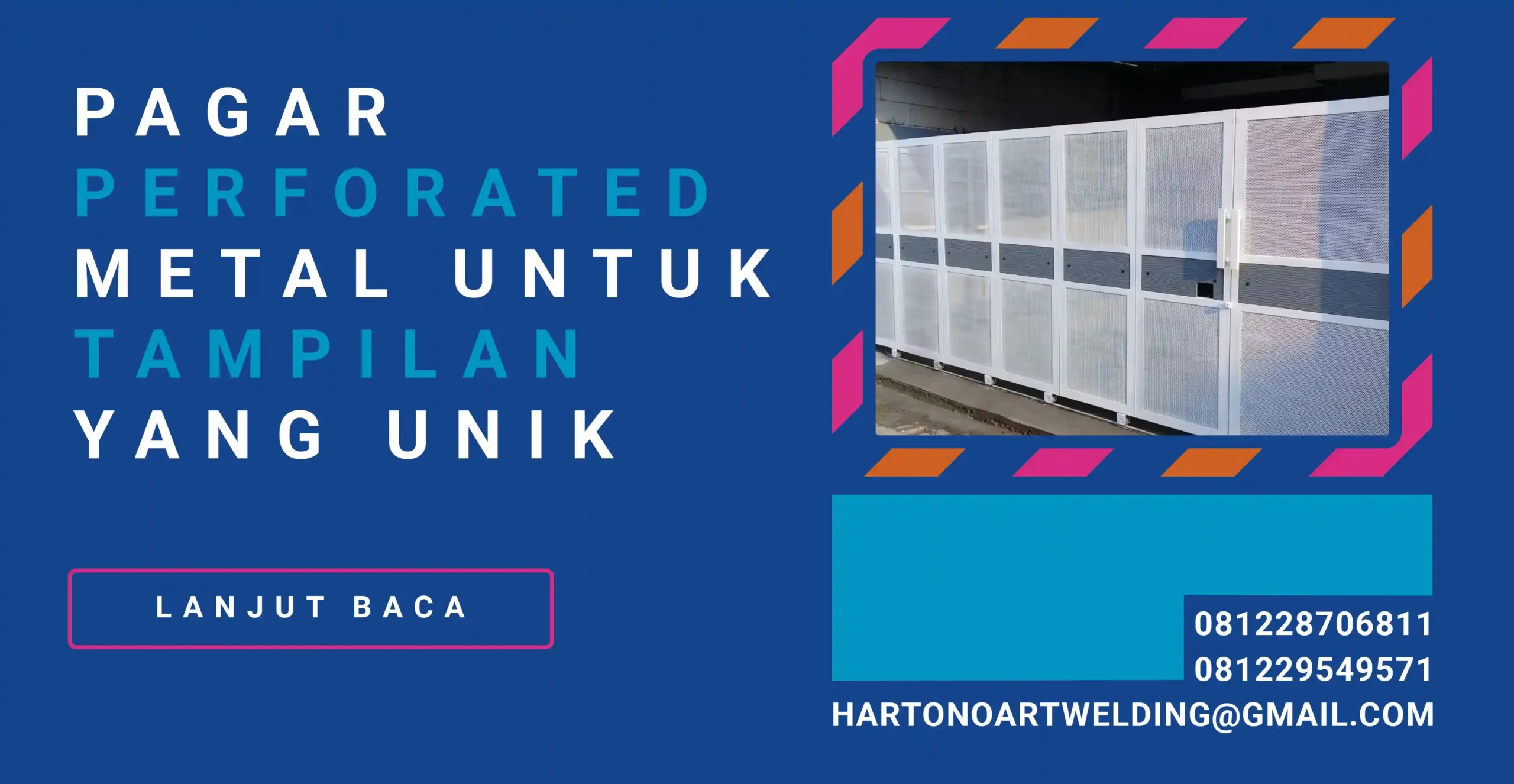 Pagar Perforated Metal untuk Tampilan yang Unik