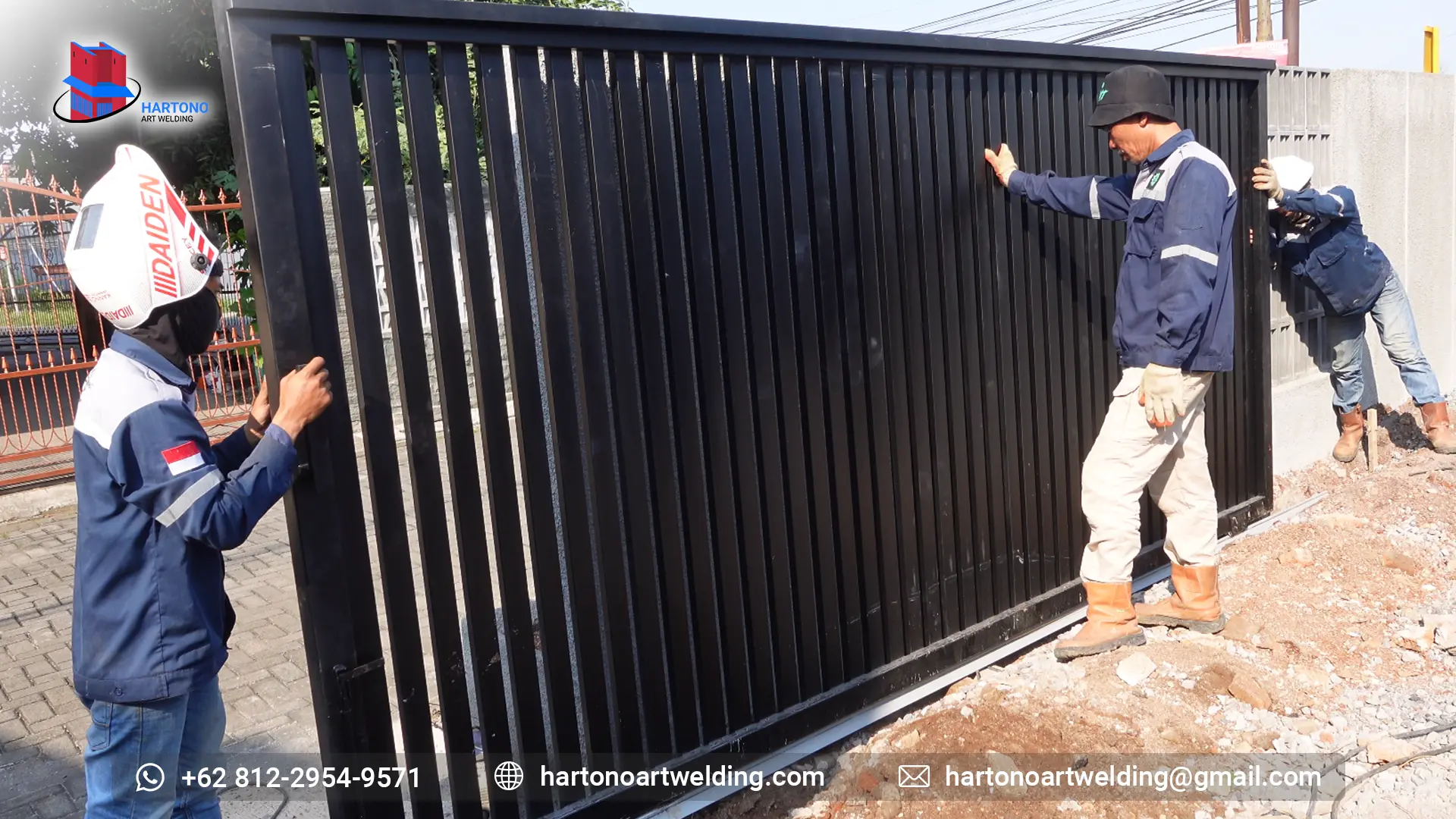 Pagar Minimalis Tembalang - Hartono Art Welding Semarang