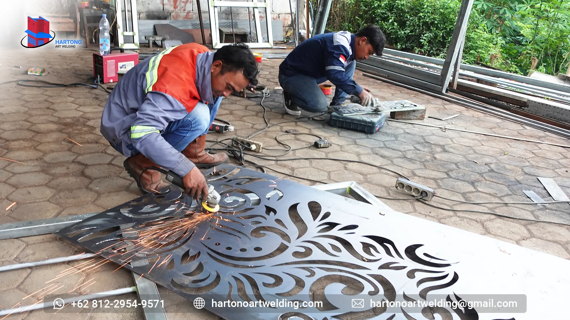 Fabrikasi Pagar Cutting Laser - Hartono Art Welding Semarang